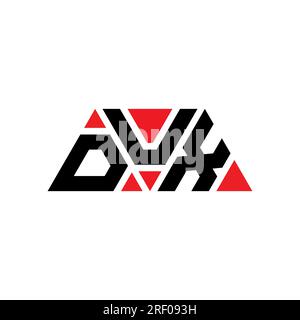 DUX triangle letter logo design with triangle shape. DUX triangle logo ...