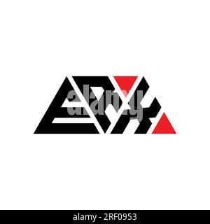 ERX letter logo design with polygon shape. ERX polygon and cube shape ...