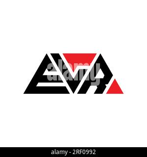 ELR triangle letter logo design with triangle shape. ELR triangle logo ...
