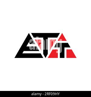 ETT triangle letter logo design with triangle shape. ETT triangle logo ...