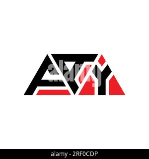 FAY triangle letter logo design with triangle shape. FAY triangle logo ...