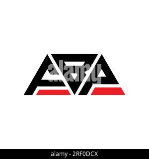 FBP triangle letter logo design with triangle shape. FBP triangle logo ...