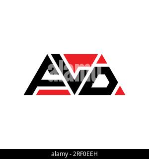 FLD triangle letter logo design with triangle shape. FLD triangle logo ...