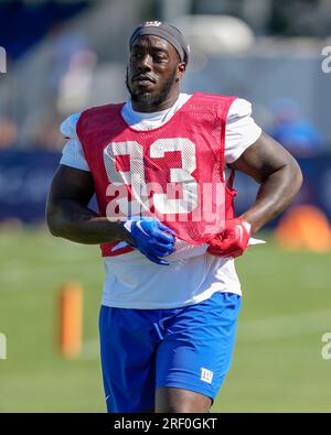 New York Giants Rakeem Nunez-Roches (93) participates in training ...