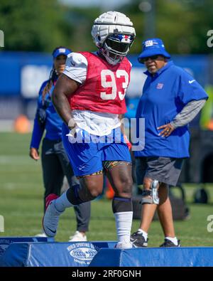 New York Giants Rakeem Nunez-Roches (93) participates in training ...