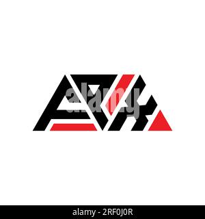 FPX triangle letter logo design with triangle shape. FPX triangle logo ...