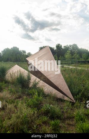 Public artwork in Osage Park by Griffin Loop, Launch Intention, 2019 ...