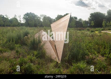 Public artwork in Osage Park by Griffin Loop, Launch Intention, 2019 ...