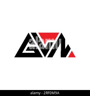 GLN triangle letter logo design with triangle shape. GLN triangle logo ...