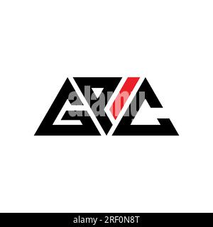 GPC triangle letter logo design with triangle shape. GPC triangle logo ...