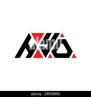 HYO triangle letter logo design with triangle shape. HYO triangle logo ...