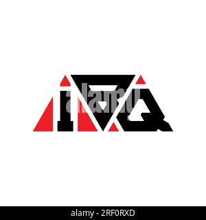 IBQ triangle letter logo design with triangle shape. IBQ triangle logo ...