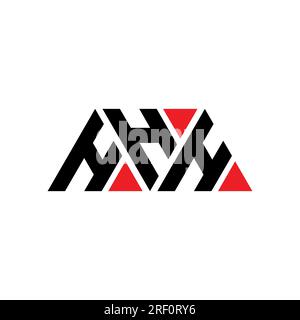 HHH triangle letter logo design with triangle shape. HHH triangle logo ...