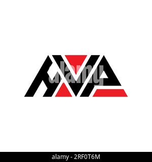 HVP triangle letter logo design with triangle shape. HVP triangle logo design monogram. HVP ...