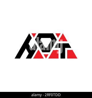 HOT triangle letter logo design with triangle shape. HOT triangle logo ...