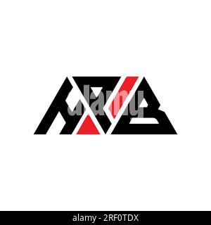 HPB triangle letter logo design with triangle shape. HPB triangle logo ...
