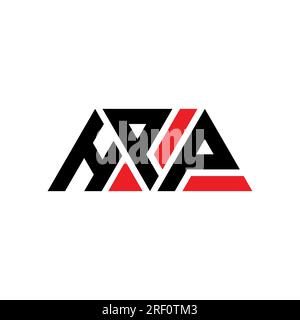 HPP triangle letter logo design with triangle shape. HPP triangle logo ...