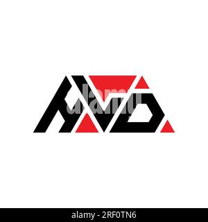 HLD triangle letter logo design with triangle shape. HLD triangle logo ...