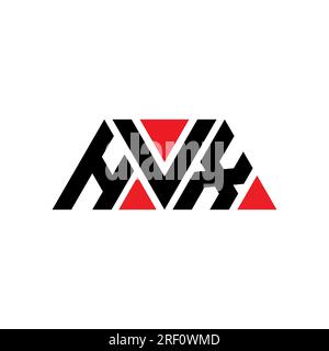 HVX triangle letter logo design with triangle shape. HVX triangle logo design monogram. HVX ...