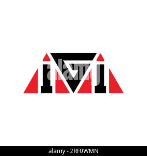 IGI triangle letter logo design with triangle shape. IGI triangle logo ...