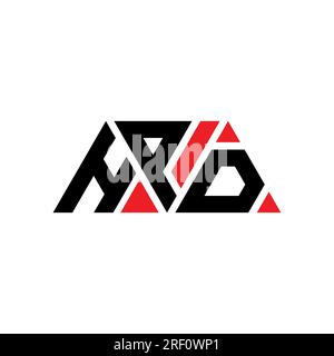 HPD triangle letter logo design with triangle shape. HPD triangle logo ...