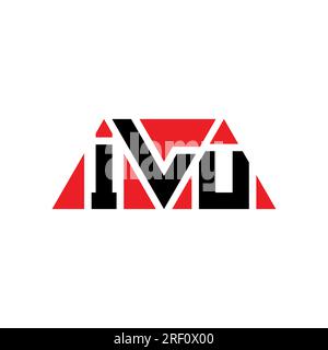 ILU triangle letter logo design with triangle shape. ILU triangle logo ...