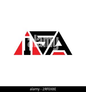 ISA triangle letter logo design with triangle shape. ISA triangle logo ...