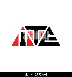 ITE triangle letter logo design with triangle shape. ITE triangle logo ...