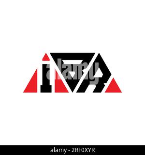 IBR triangle letter logo design with triangle shape. IBR triangle logo ...
