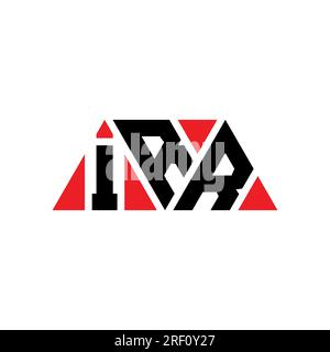 IRR triangle letter logo design with triangle shape. IRR triangle logo ...