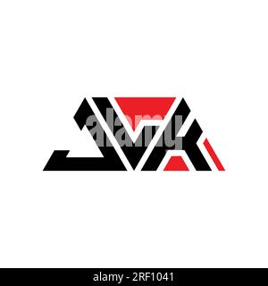 JLK triangle letter logo design with triangle shape. JLK triangle logo ...