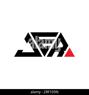 JER triangle letter logo design with triangle shape. JER triangle logo ...