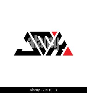 JMX triangle letter logo design with triangle shape. JMX triangle logo ...