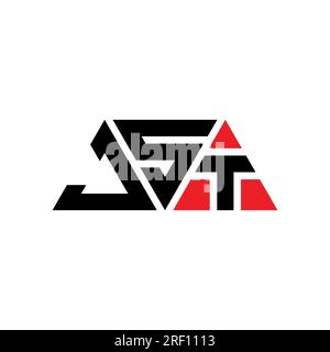 JST triangle letter logo design with triangle shape. JST triangle logo ...