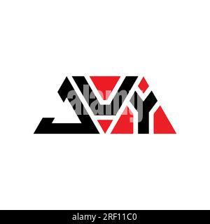 JUY triangle letter logo design with triangle shape. JUY triangle logo ...