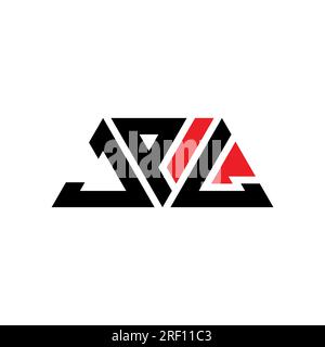 JPL triangle letter logo design with triangle shape. JPL triangle logo ...