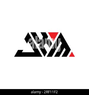 JXM triangle letter logo design with triangle shape. JXM triangle logo ...