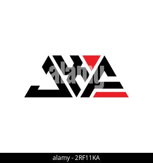 JXF triangle letter logo design with triangle shape. JXF triangle logo ...
