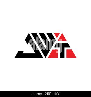 JWT triangle letter logo design with triangle shape. JWT triangle logo design monogram. JWT ...
