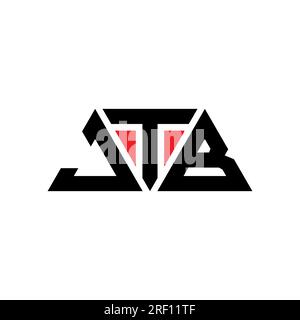 JTB triangle letter logo design with triangle shape. JTB triangle logo ...