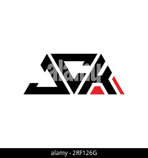 JCK triangle letter logo design with triangle shape. JCK triangle logo ...