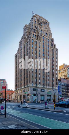 Chelsea: Windows and dark brick spandrels create vertical stripes ...