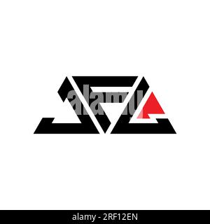 JFL triangle letter logo design with triangle shape. JFL triangle logo ...