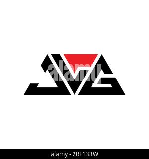 JLG triangle letter logo design with triangle shape. JLG triangle logo ...