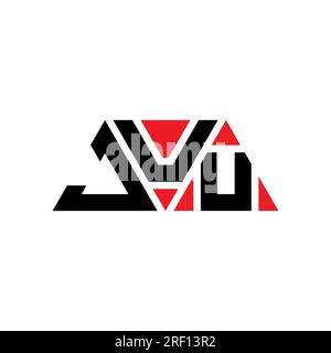 JUU triangle letter logo design with triangle shape. JUU triangle logo ...