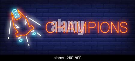 Champions neon sign Stock Vector Image & Art - Alamy