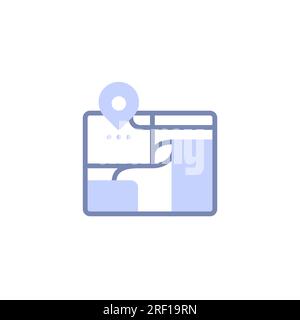 Locating Addresses with Precision on a Location Map Stock Vector Image ...