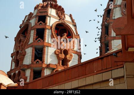ISKCON Temple, Hare Krishna Hills, Delhi, India Stock Photo - Alamy