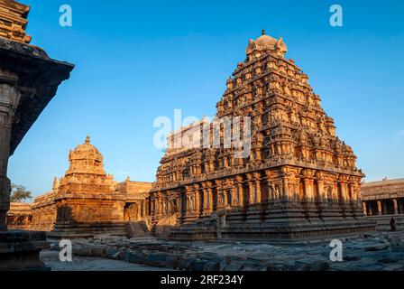 The Airavateshvara temple Gopuram 12th century Chola architecture in ...