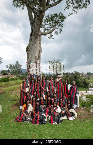 Toda, one of the great aboriginal tribes of India, Nilgiris, Ooty ...